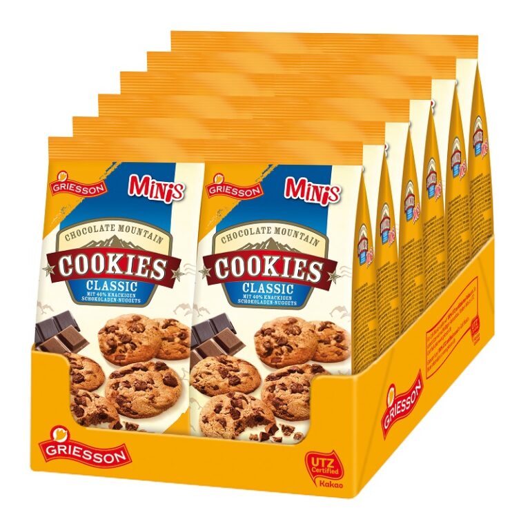 Griesson Chocolate Mountain Cookies Minis 12x 125g – Zoells – Automaten ...