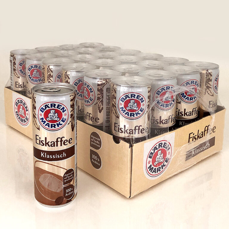 Bärenmarke – Der Eiskaffee mit Vanillegeschmack. 100% Arabica 24x 0,25l ...